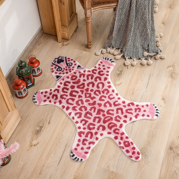 Pink Leopard Print Rugs – Starhauz.com