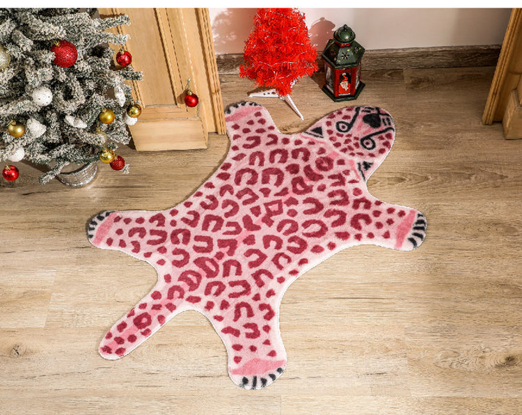 Pink Leopard Print Rugs – Starhauz.com